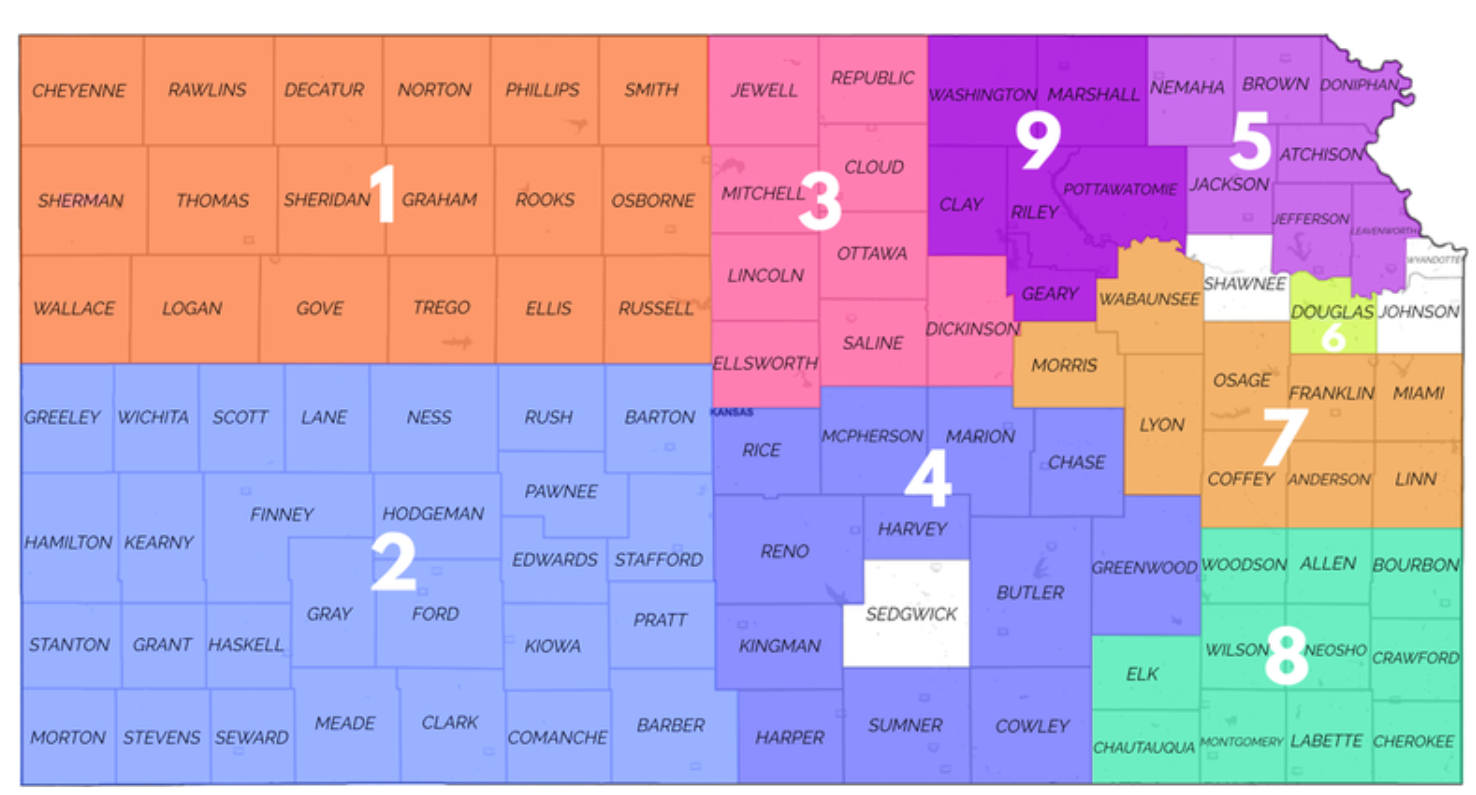 COC Regions - Kansas Statewide Homeless Coalition